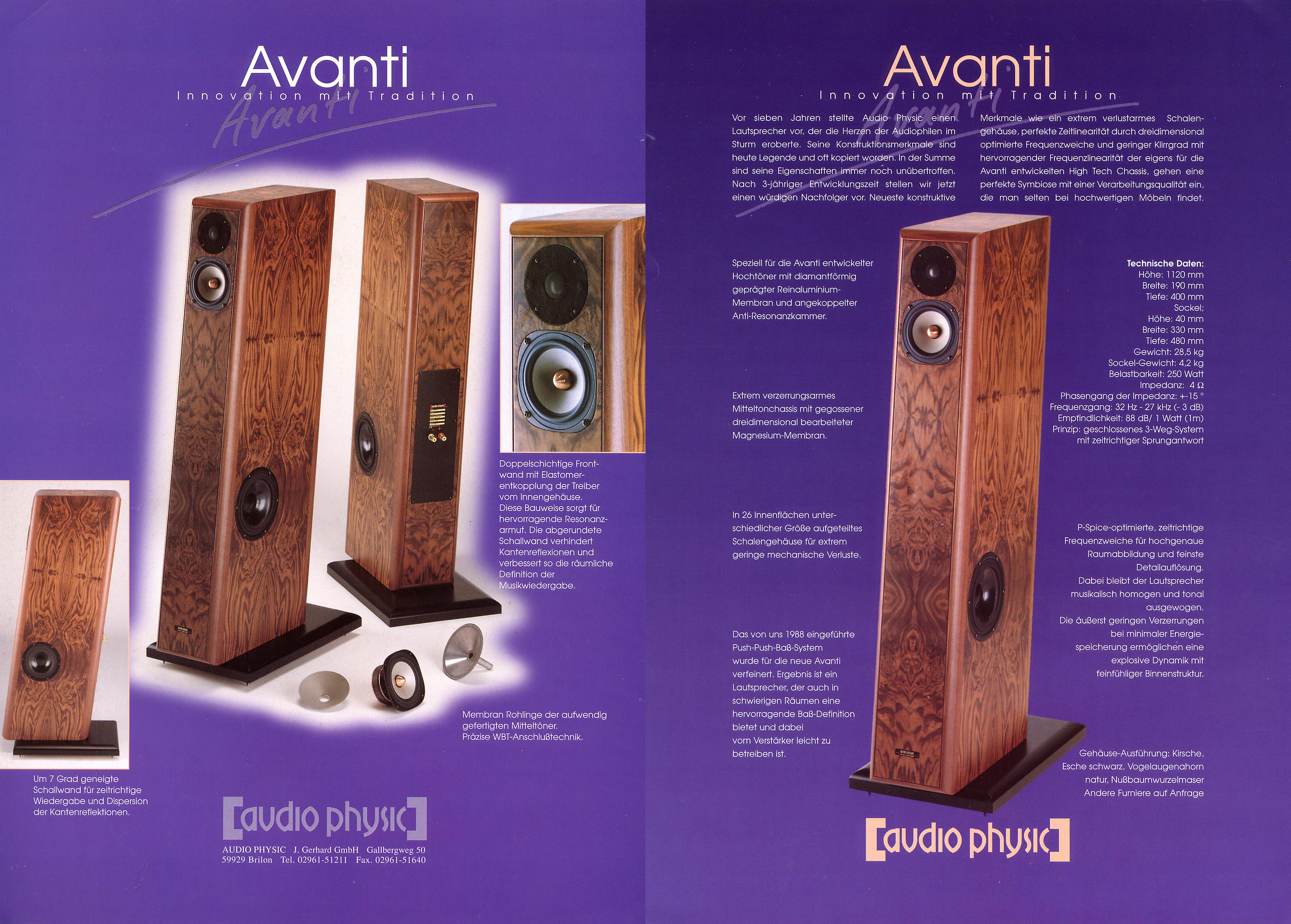 6moons audioreviews: Audio Physic Avanti
